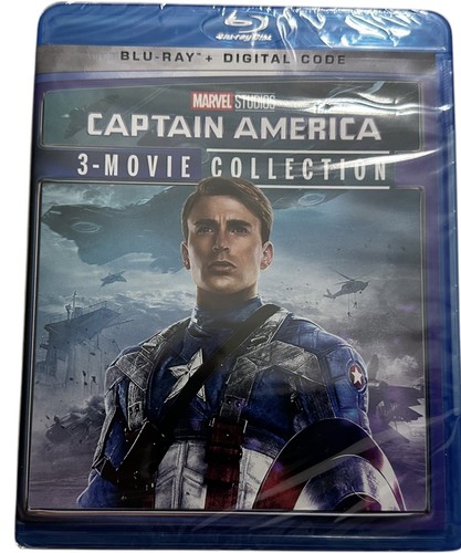 Captain America 3-Movie Collection BLU-RAY Digital Marvel Civil War ...