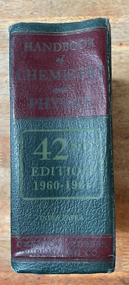 Handbook of Chemistry and Physics, 42nd Edition,1960-1961, | eBay