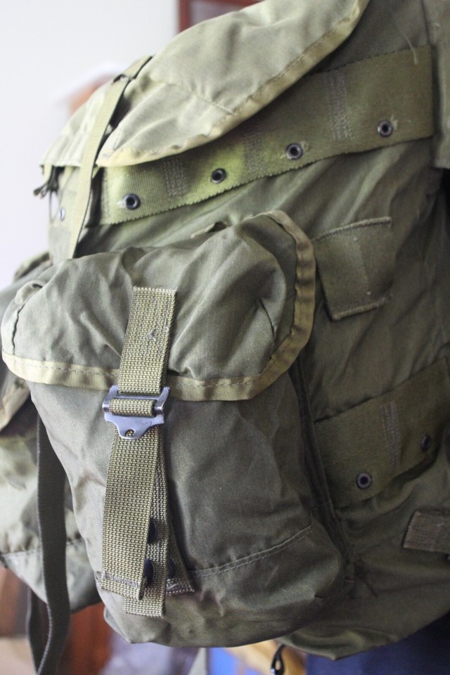 US Army Military Field Pack Combat Nylon Medium Green LC-1 Alice A53 | eBay