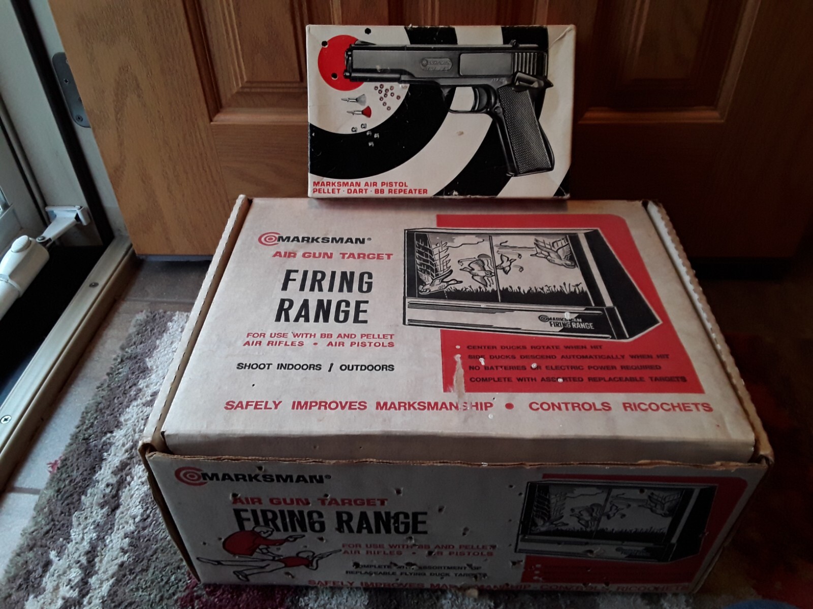 vintage Marksman firing range and BB gun original boxes - La Paz County ...