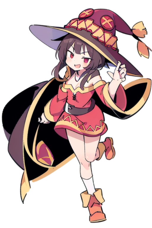 Megumin Konosuba Waifu Weatherproof Anime Sticker 6" Car Decal | eBay