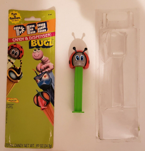 Bugz Lady Bug Pez Candy Dispenser Loose Package | eBay