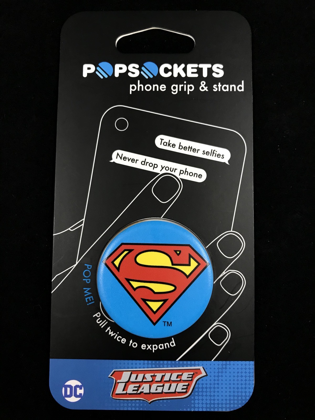 Authentic Popsockets Superman Justice League DC Phone Grip Popsocket ...