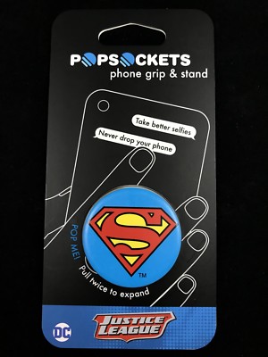 Authentic Popsockets Superman Justice League DC Phone Grip Popsocket ...