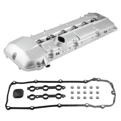 Aluminum Engine Valve Cover w/ Gasket For BMW M54 E46 325Ci 325i 330i ...