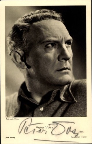 Postal actor Peter Voss, retrato, autógrafo - 4127583 | eBay