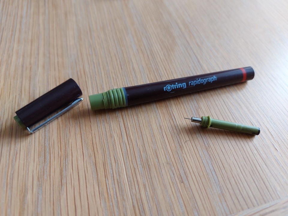 Rotring Rapidograph Drawing Technical Pen 0.3 mm | eBay UK
