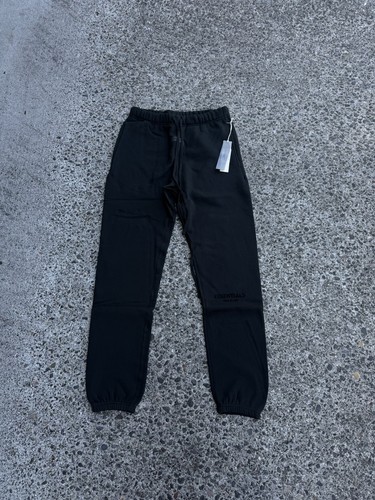 FOG Essentials Cuffed Sweatpants Stretch Limo Black -Pick Your Size XS ...