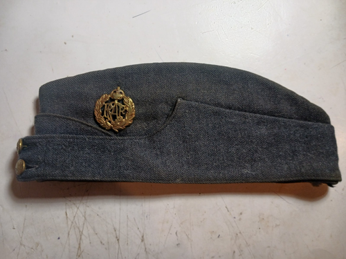 WW2 RCAF Wedge Cap / Hat - Enlisted - Used - Excellent - Blue Color | eBay
