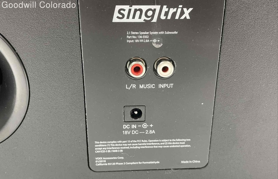 Singtrix 2.1 Stereo Speaker System with Subwoofer | eBay