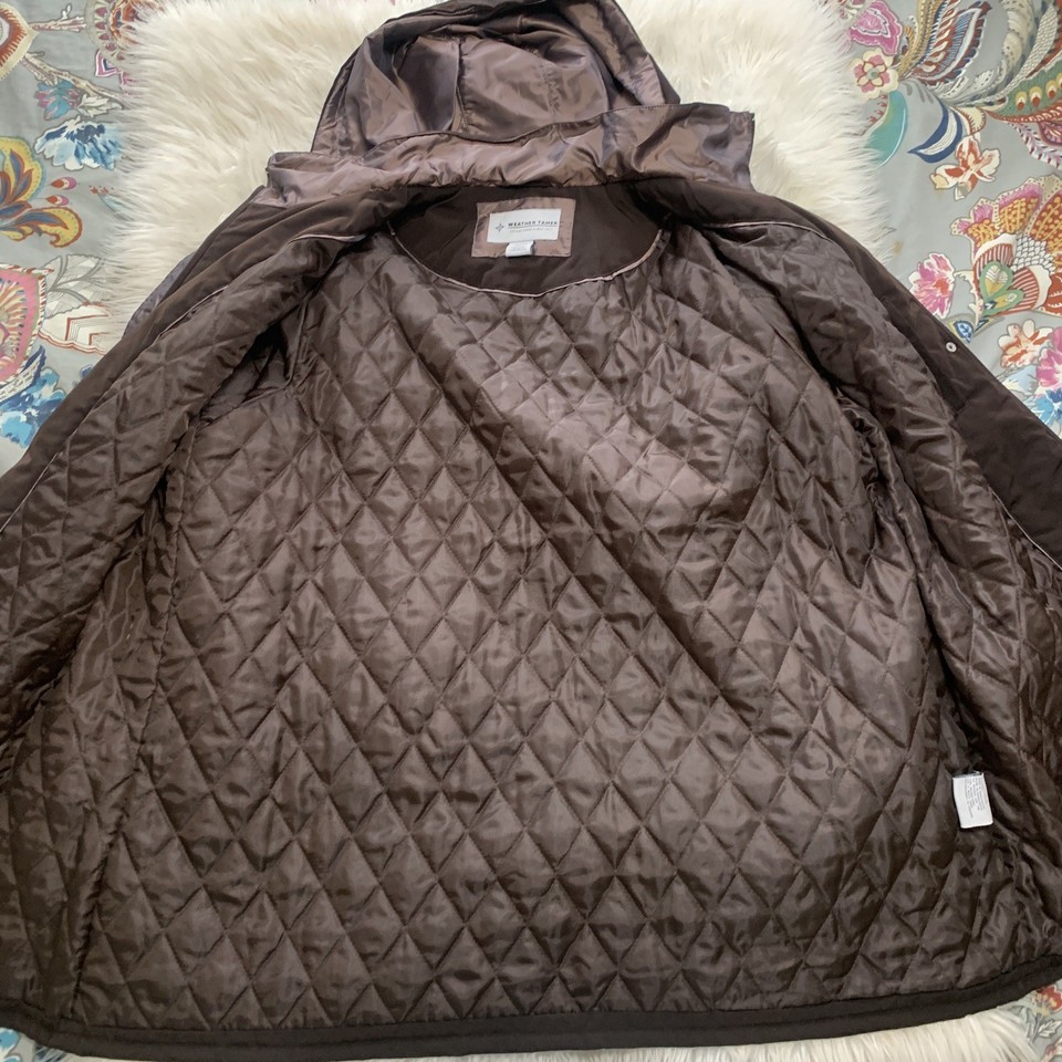 NWT Weather Tamer Women's Plus Size 2X Chocolate Brown Jacket Winter ...