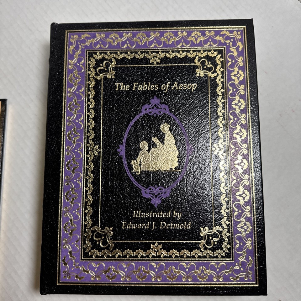 Easton Press 6 Volume Set Illustrated Classic Fairy Tales Aesop Grimm ...