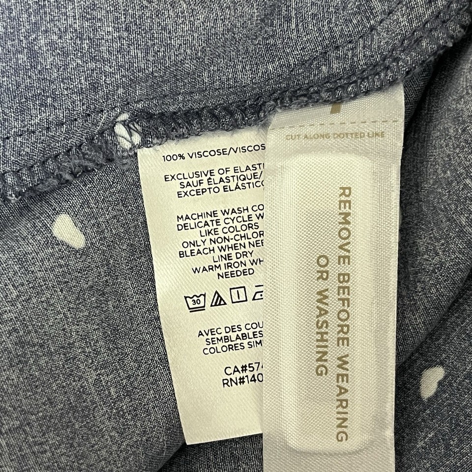 LOFT Heart Print Midi Dress 6P Petite Coquette Cottagecore Soft Girl ...