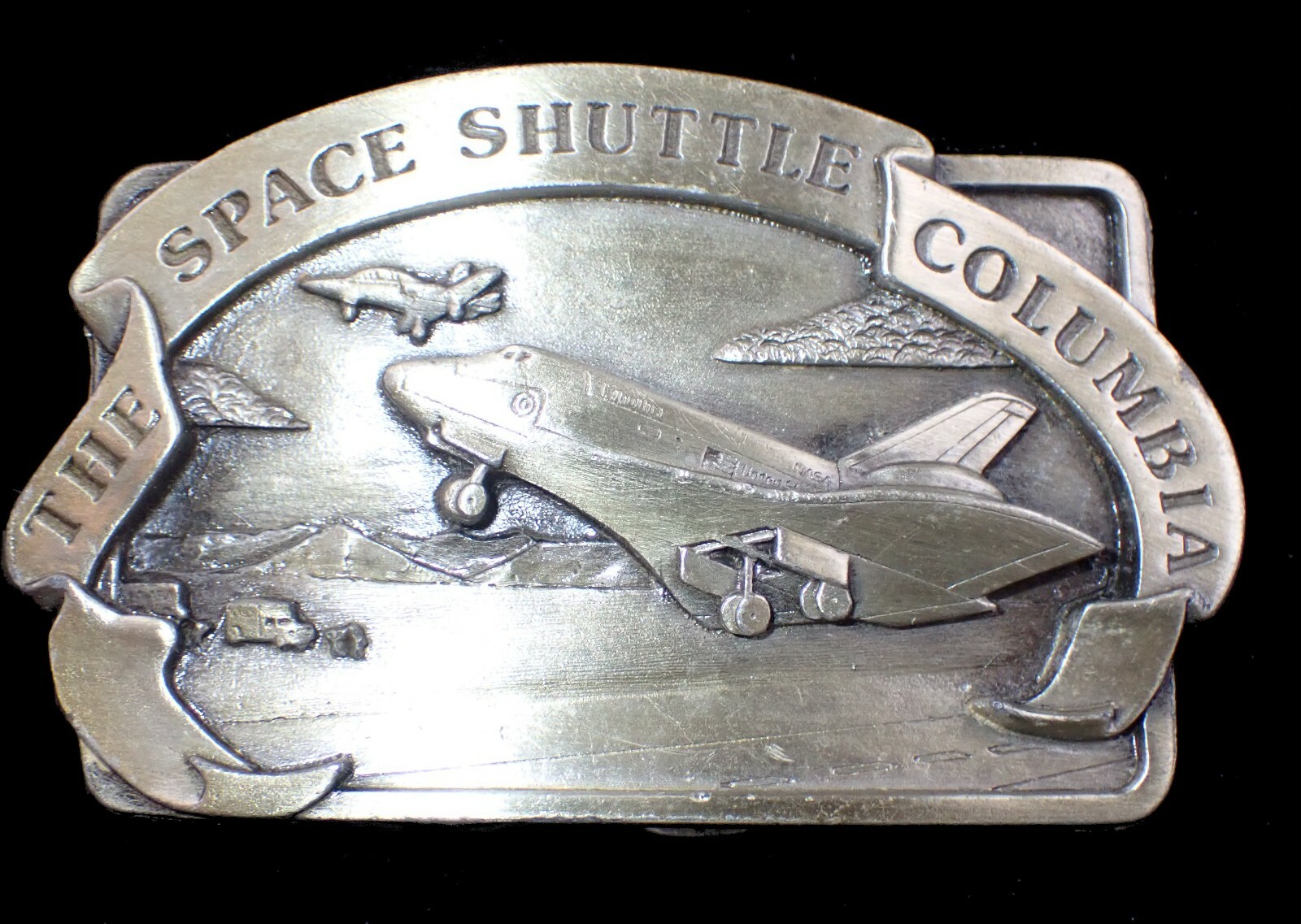 VINTAGE 1982 NASA SPACE SHUTTLE COLUMBIA BELT BUCKLE … - Gem