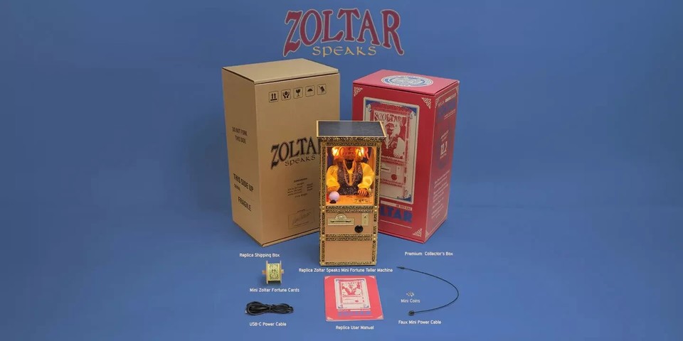 Zoltar Speaks Mini Fortune Teller Machine Magic Trick Mentalism Bizarre ...