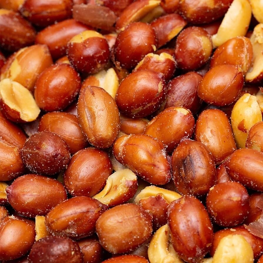 Snack Delight Roasted and Salted Red Skin Peanuts, Spanish Peanuts | eBay
