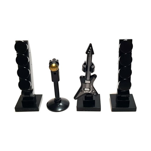 Custom LEGO Guitar Set New Original 28 Bricks / Instruction | eBay