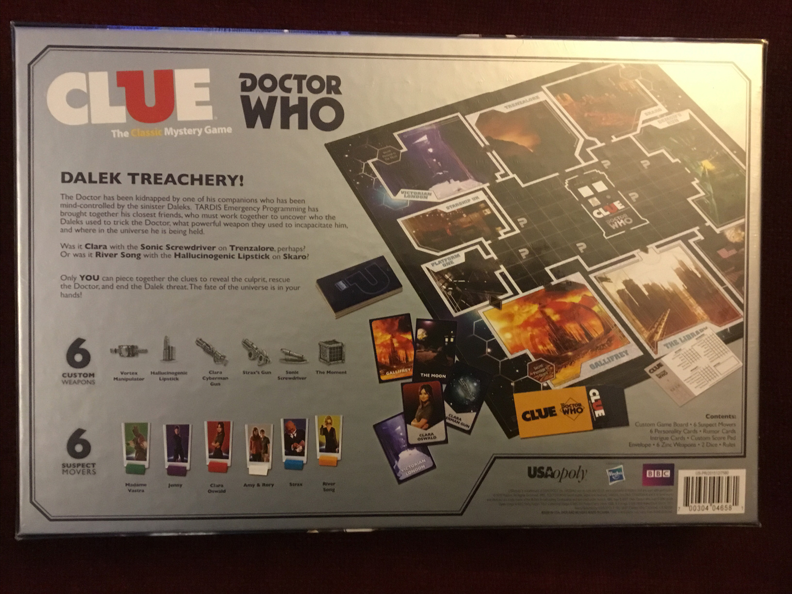USAOPOLY Doctor Who Clue Board Game 700304046581 700304046581 | eBay