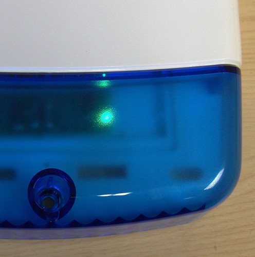 White Dummy/Decoy Alarm Bell Box with Blue Lens and dual alternate ...