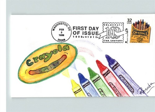 CRAYOLA CRAYONS, Hand Painted Crayons, Celebrate the Century 1900s ...
