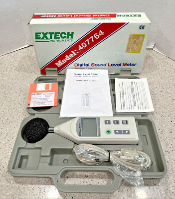 New In Box Extech Instruments 407764 Datalogging Sound Level Meter RS ...