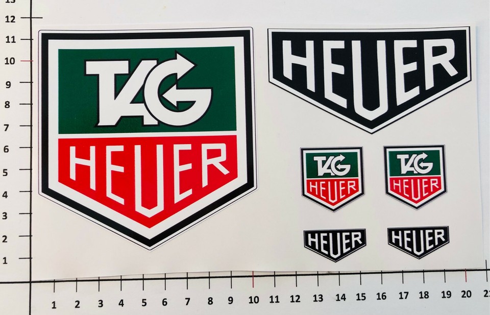 Tag Heuer 6 Pieces Sticker Motorsport Youngtimer Retro Tuning OEM Se33 ...