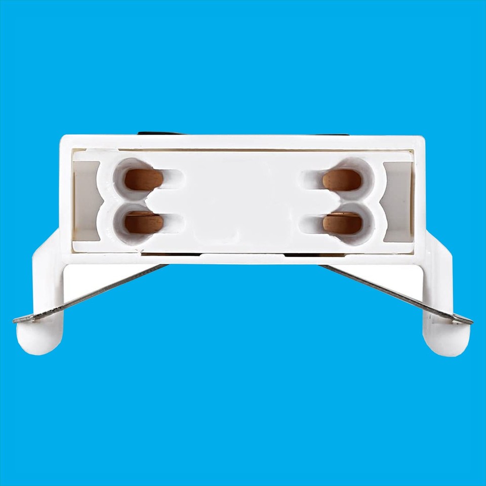 6x T8 T12 Base Fluorescent & LED Tube Lamp Holder With Spring G13 ...