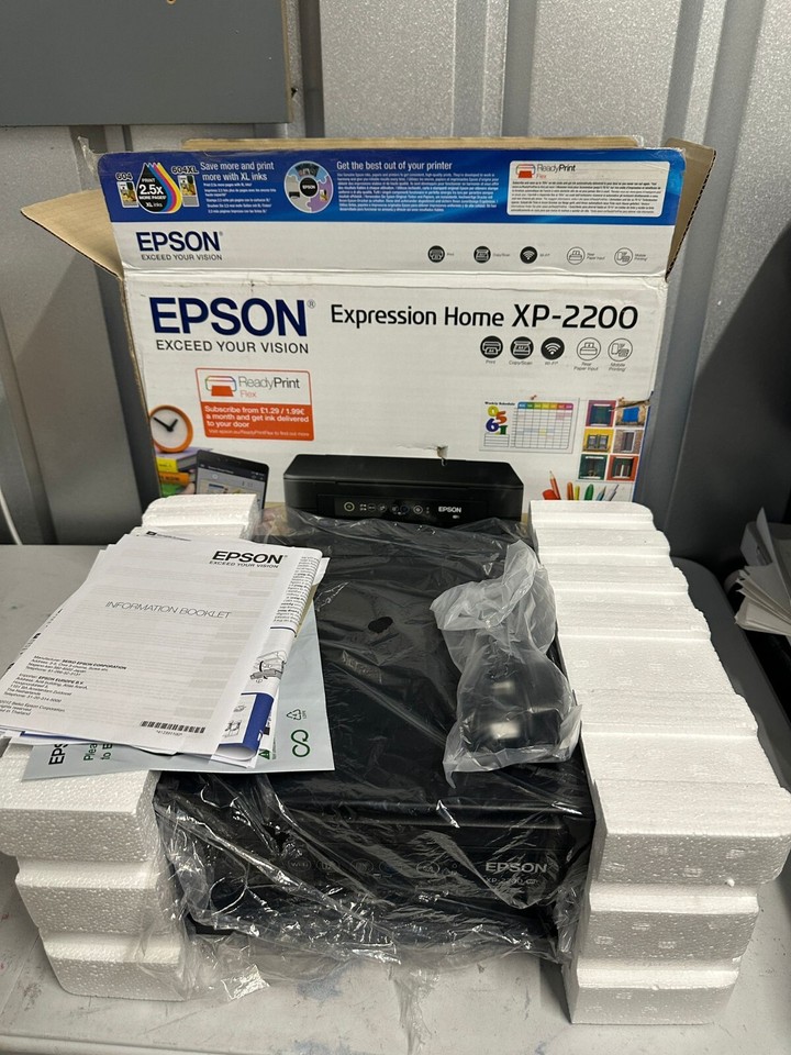 Epson Expression Home XP-2200 Wireless All-in-One Inkjet Printer XL Ink ...