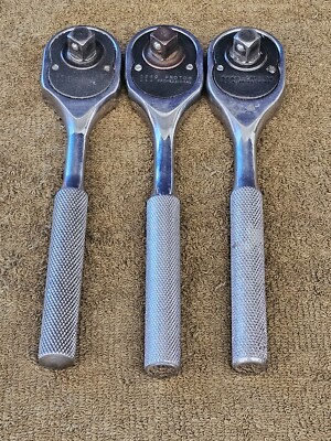 3 Proto Professional 5249 Ratchet Set Wrench 3/8" Drive Hand Tool USA ...