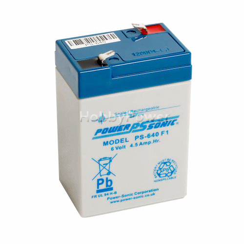PS640 6V 4.5AH Rechargeable VRLA AGM Battery - NO SPILL - Aroma 3-FM-4 ...