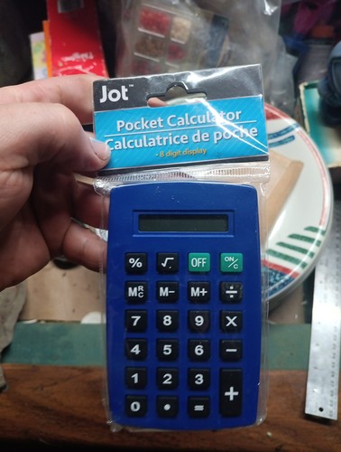 💥BRAND NEW💥 Jot Pocket Calculator 8 Digit Display Purple | eBay