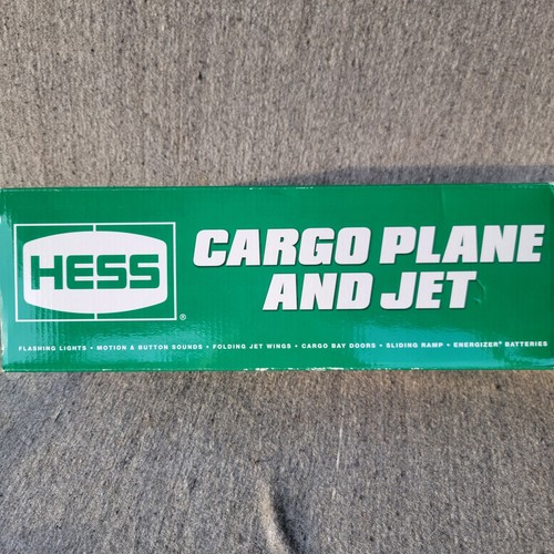 NEW 2021 HESS TRUCK COLLECTIBLE TOY CARGO PLANE AND JET WITH LED LIGHTS ...