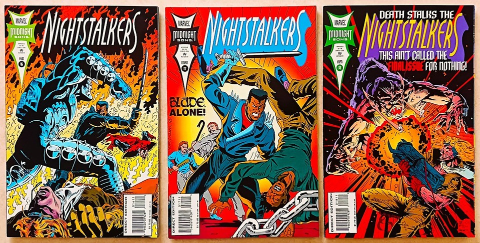 Nightstalkers .99¢ Books Marvel Comic Lot Blade Ghost Rider Doctor ...
