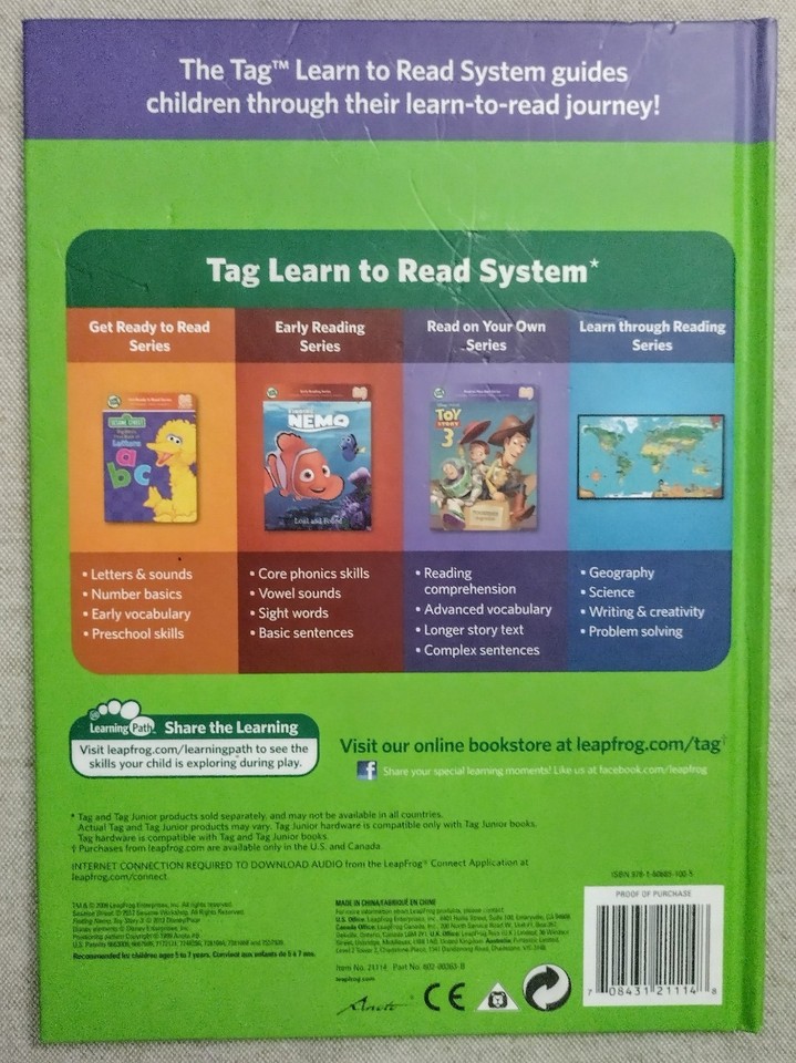 LeapFrog Tinkerbell True Talent Book TAG Reading System | eBay