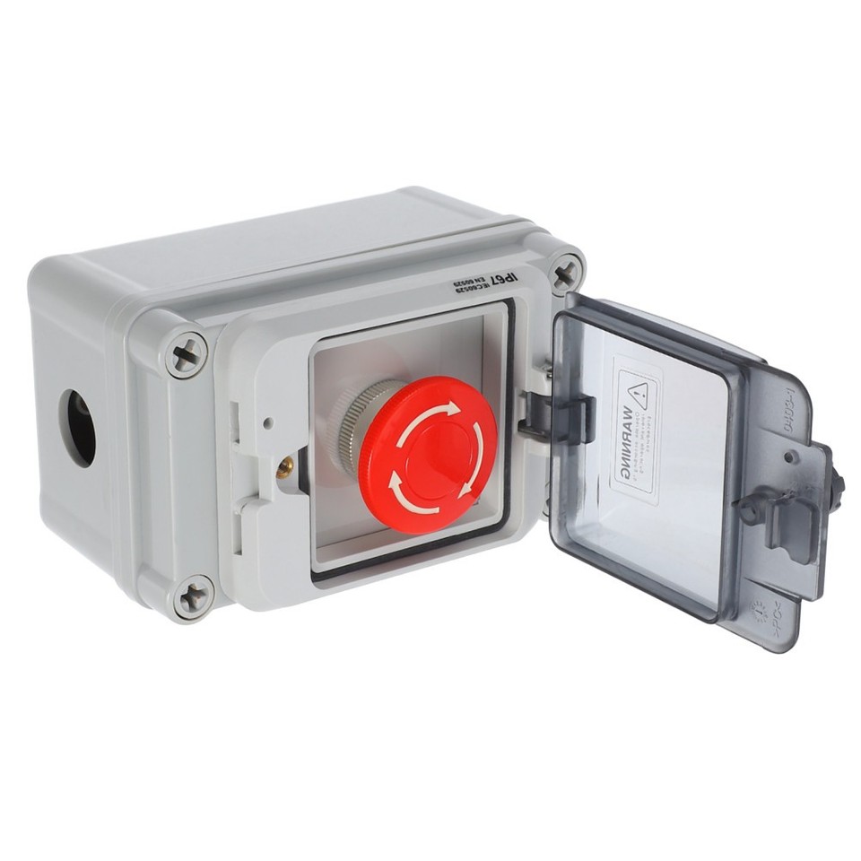 Button Switch Box Waterproof Outdoor Electrical Emergency | eBay Australia