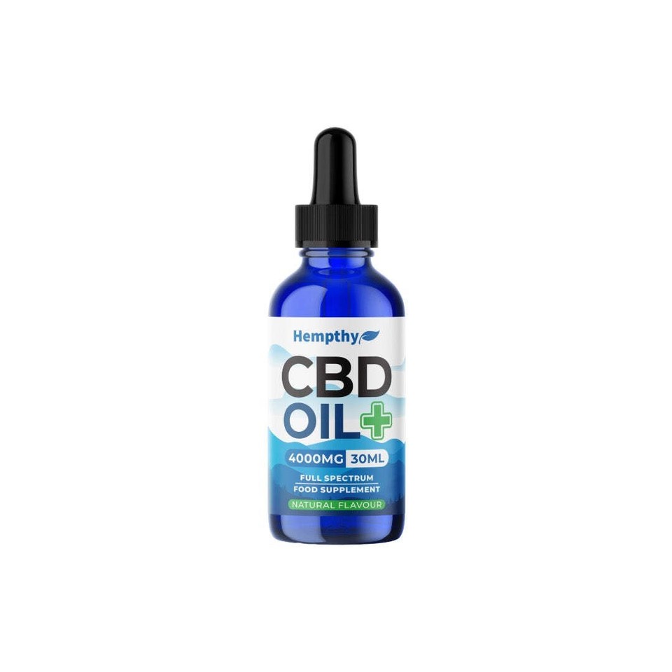 Full Spectrum CBD Oils by Hempthy 500mg - 4000mg - Natural/Mixed ...