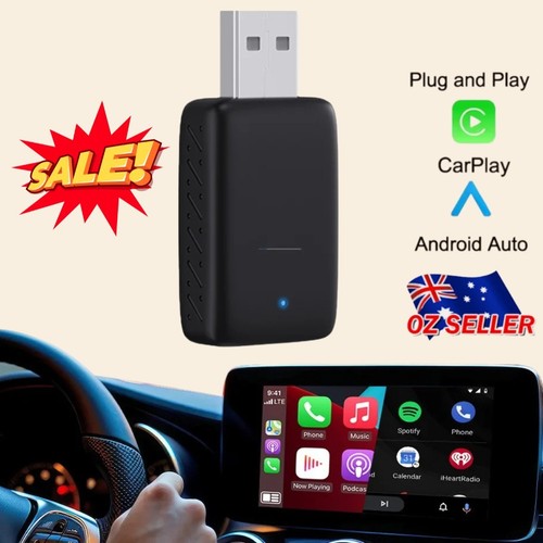 2in1 Wireless Carplay Android Auto Dongle Adapter WiFi BT Auto Connect ...