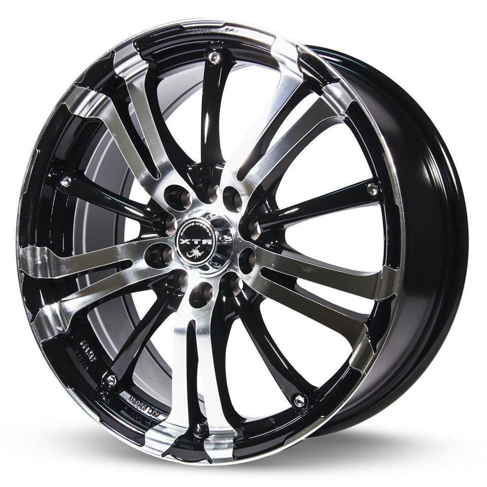18 Inch Black Alloy Wheel Rim for Lexus IS300, RTX 82677 18x7.5 5x100 ...