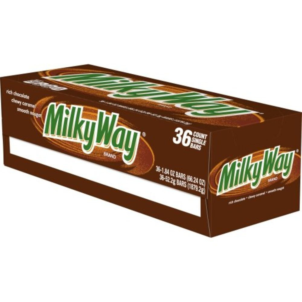 Milky Way Original Chocolate Candy Bars Single, 1.84 Ounce, 360 Counts ...