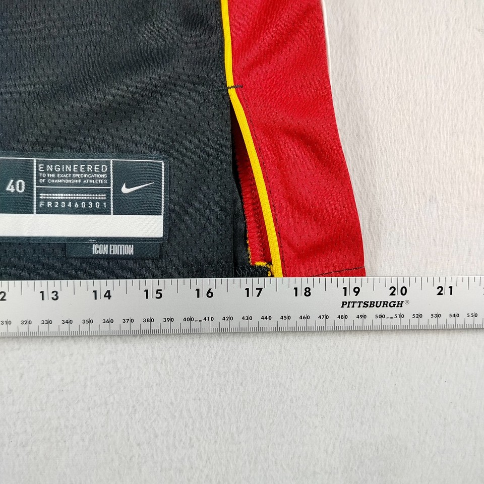 Nike Jersey Mens Small Black Red Jimmy Butler #22 Miami Heat Swingman ...