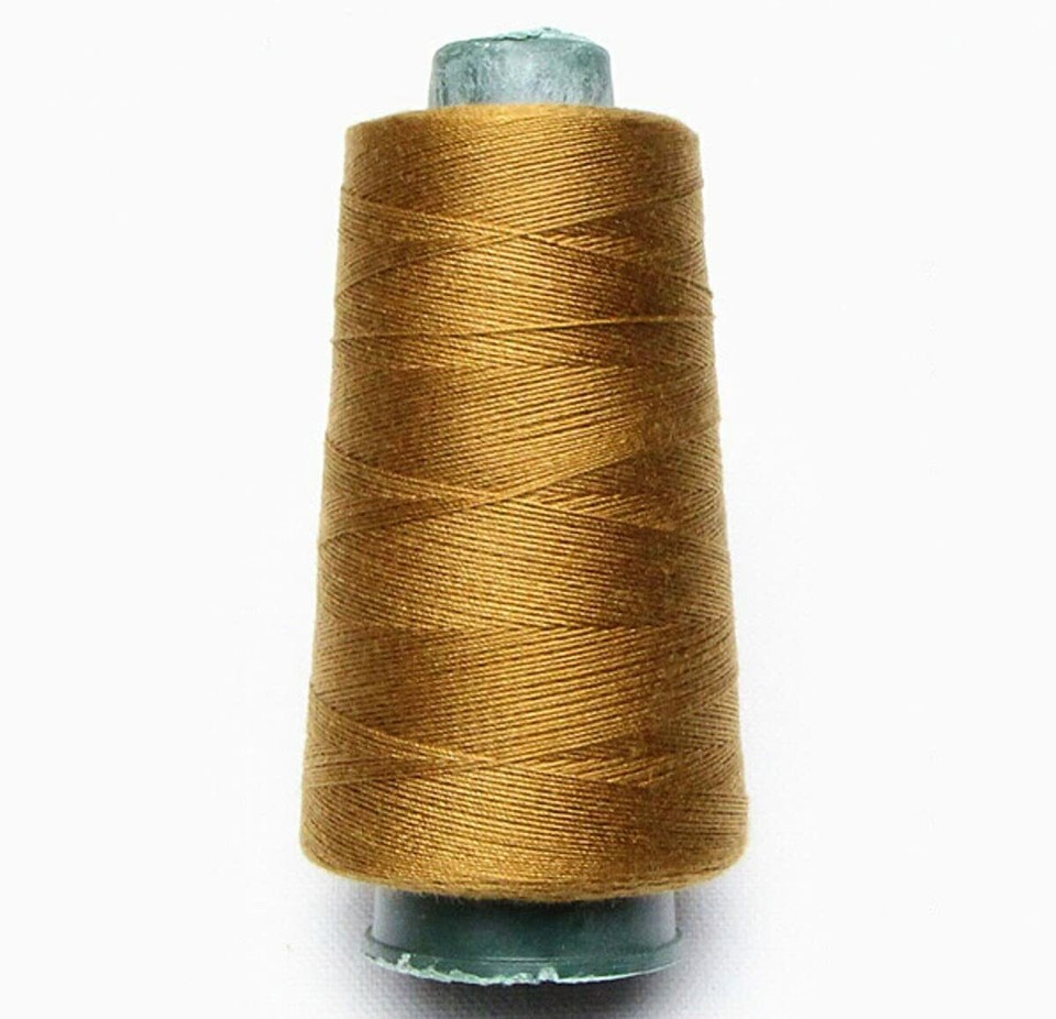 Heavy Duty 100% polyester sewing thread Brown 20s/3 For Jeans Canvas | eBay