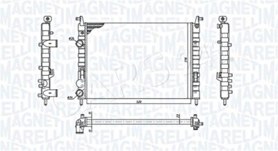 MARELLI Radiator For FIAT Siena Palio Weekend Strada 98-12 | eBay