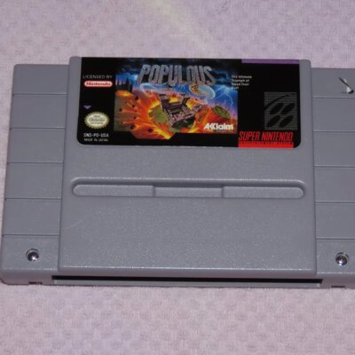 Populous Super Nintendo Video Game - SNES | eBay