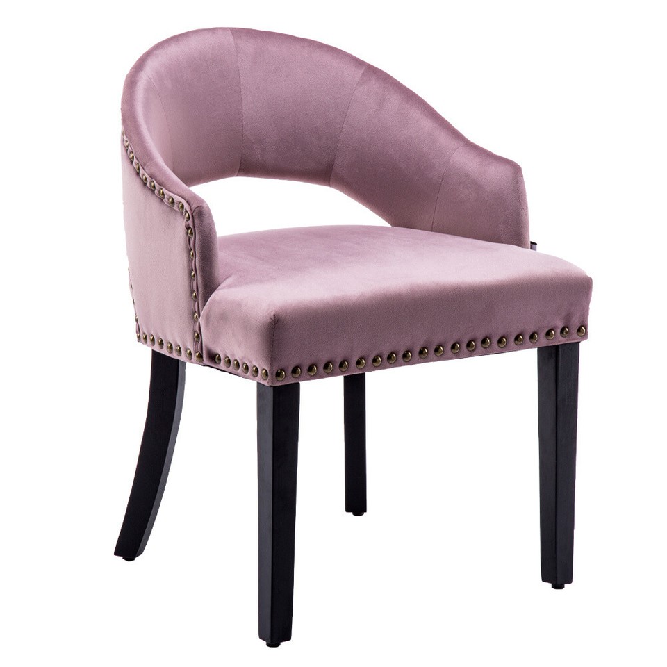 Velvet/Fabric Dressing Table Chair Vanity Stool Piano Stool Dining ...