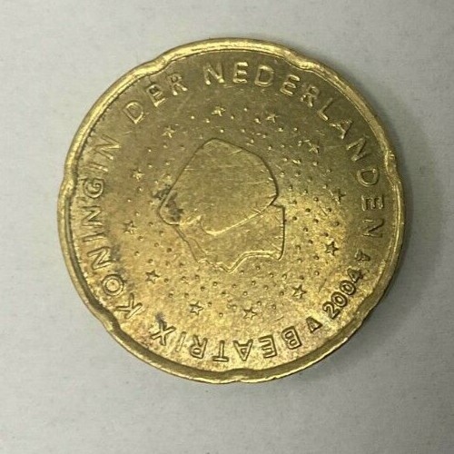 Netherlands 20 cents 2004 coin - Queen Beatrix in profile KM# 238 | eBay UK