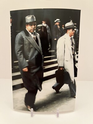 Al Capone After Court Scarface Snorky Big Fellow Mafia Mob RARE COLOR ...
