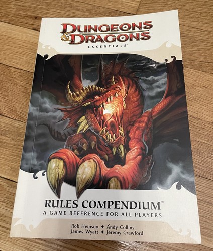 Dungeons & Dragons: Rules Compendium 4e 4th Edition | eBay