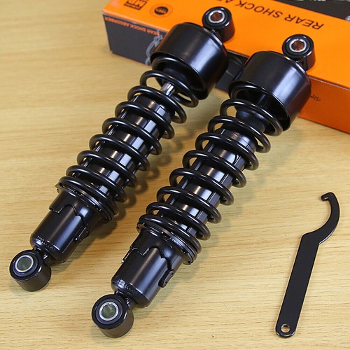 Pair Rear Shocks Absorber For Harley Dyna FXR Low Rider Glide Sportster ...