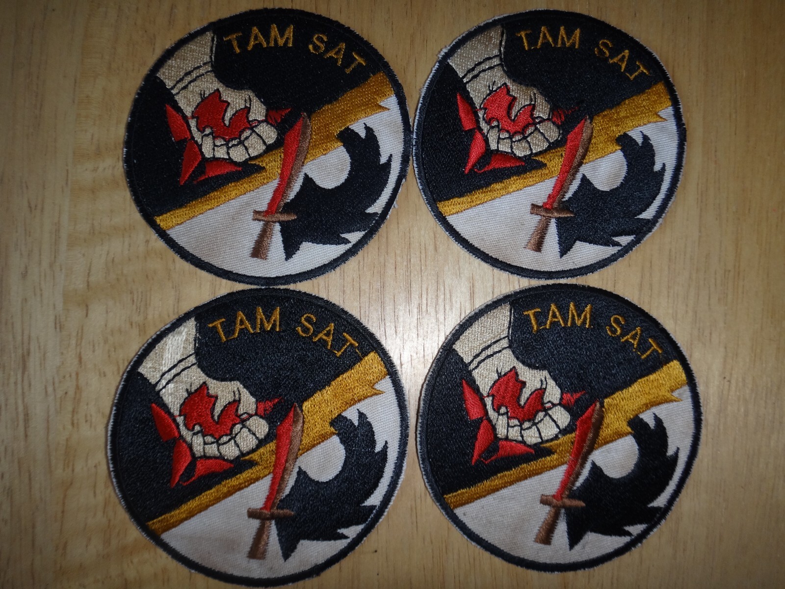 4 Vietnam War Patches US MACV-SOG Special Forces Recon Team TAM SAT | eBay