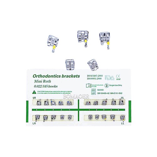 30 Kits Dental Orthodontic Monoblock Mini Roth Bracket Brace 022 345 ...